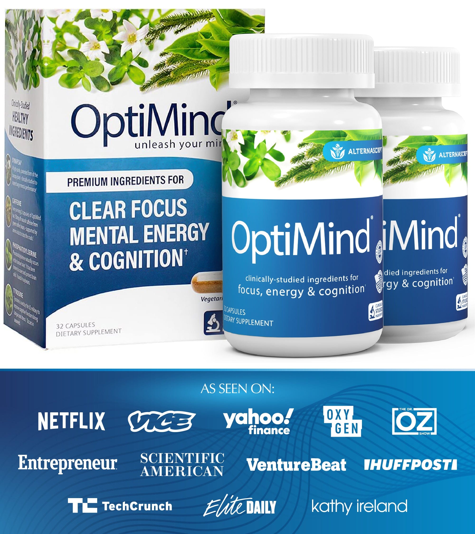 OptiMind Nootropic Energy Supplement – Alternascript